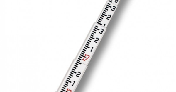 25-ft Fiberglass Leveling Rod (CR-type), 10ths